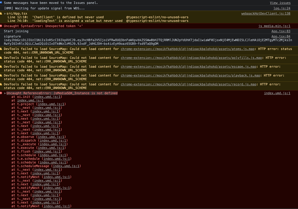 Uncaught SyntaxError: Unexpected token