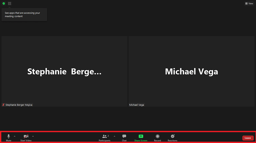 Hide buttons of actions bottom toolbar - Electron - Zoom Developer Forum