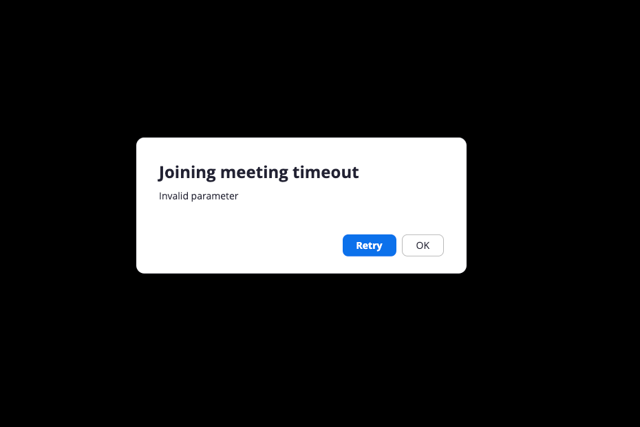 [But Report] If name of participant is long, cannot join the meeting - Web - Zoom Developer Forum