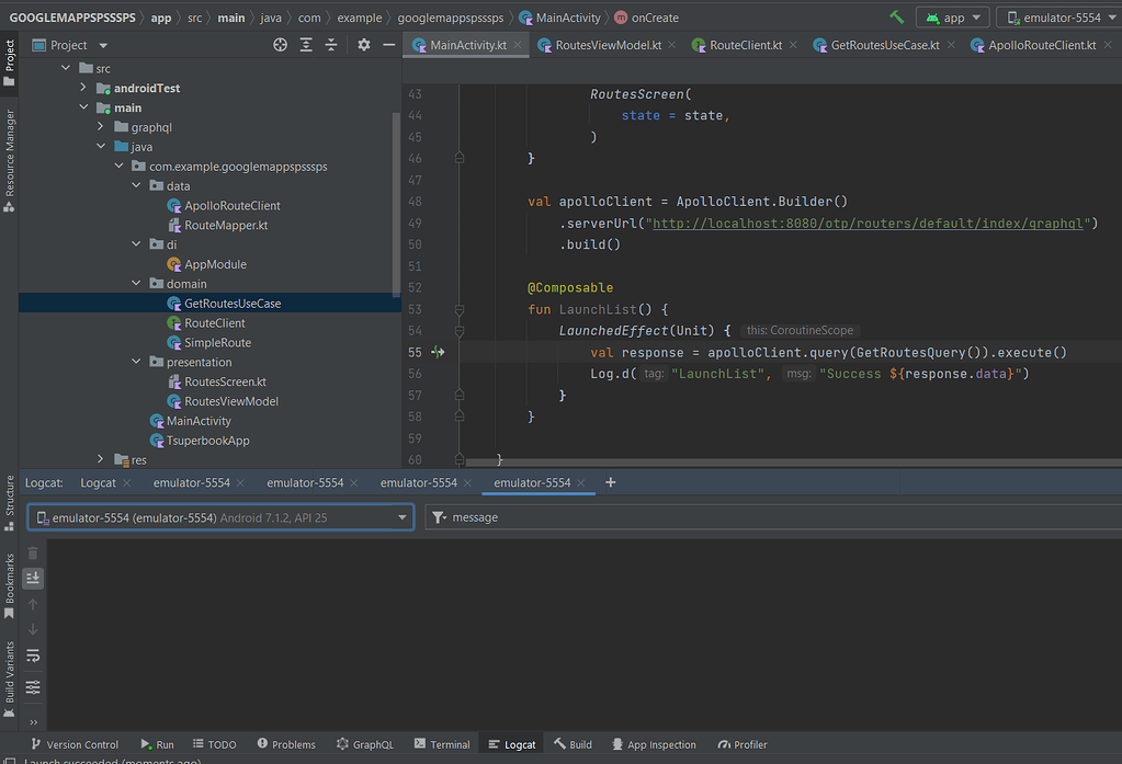 How To Check If Graphql Is Connected To Your Android App Through