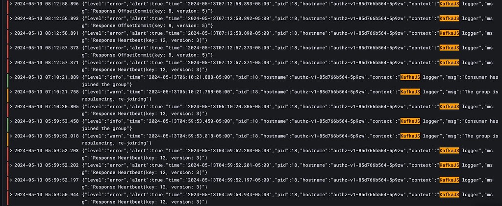 Info messages logged as errors - Non-Java Clients - Confluent Community