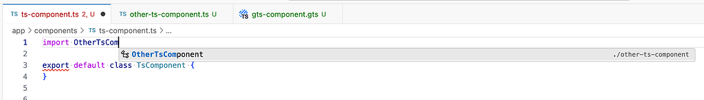 VSCode intellisense imports in gjs / gts files - Questions - Ember.JS