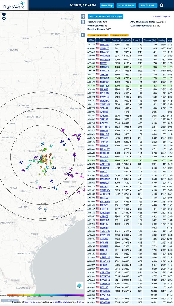 Change of Icon Size In SkyAnyWhere Map - ADS-B Flight Tracking - FlightAware Discussions
