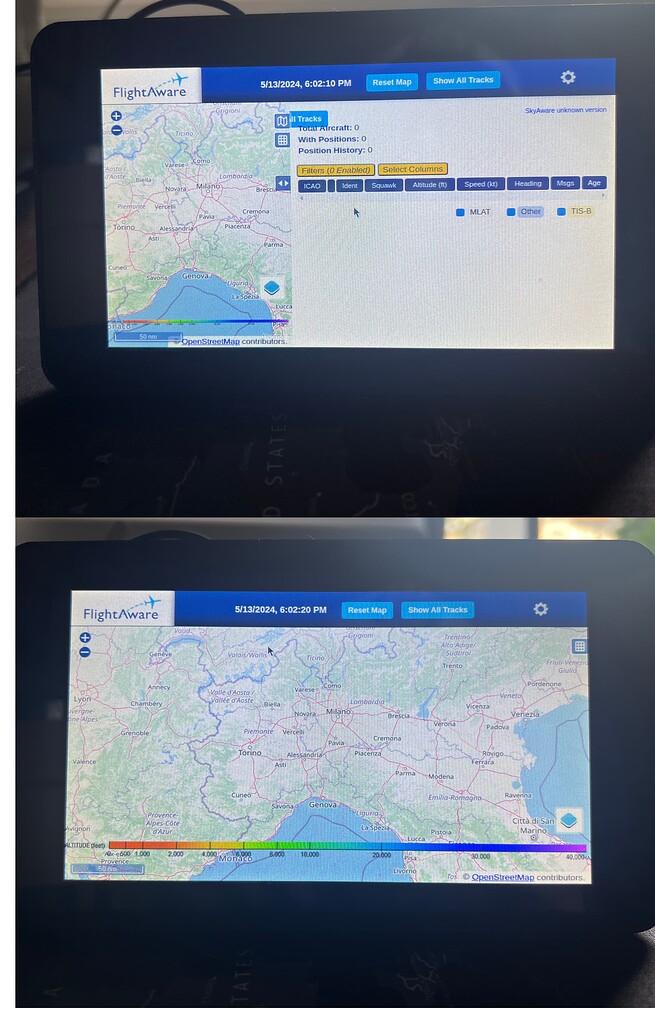 Autostart in map fullscreen mode - General - FlightAware Discussions