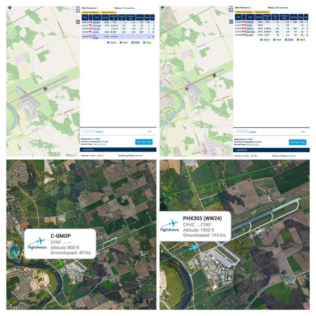Aircraft show on Skyaware Anywhere, but not on Flightaware map - ADS-B ...