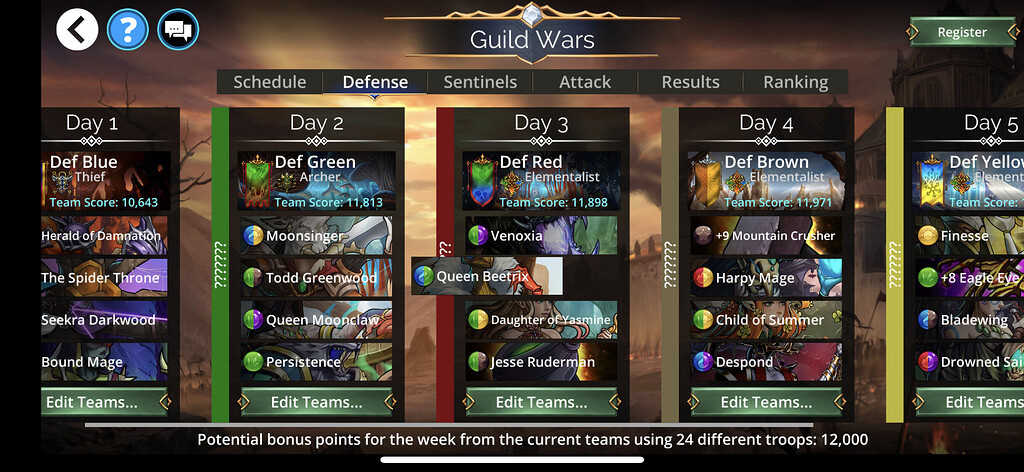 [Reported] Guild wars defense: trying to scroll also drags troops - Bug Reports - Gems of War ...