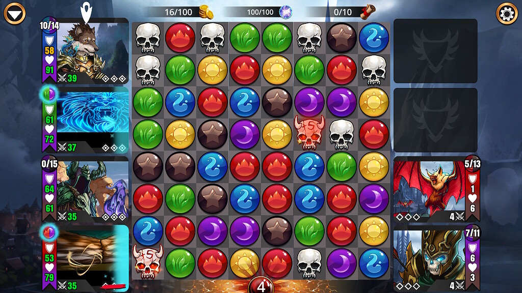 [Reported] Spellcard graphics displaying incorrectly in battle? - Bug Reports - Gems of War | Forums