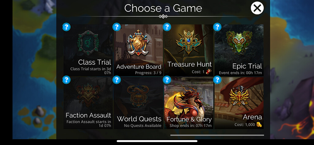 [Reported] Epic trial in games - Bug Reports - Gems of War | Forums