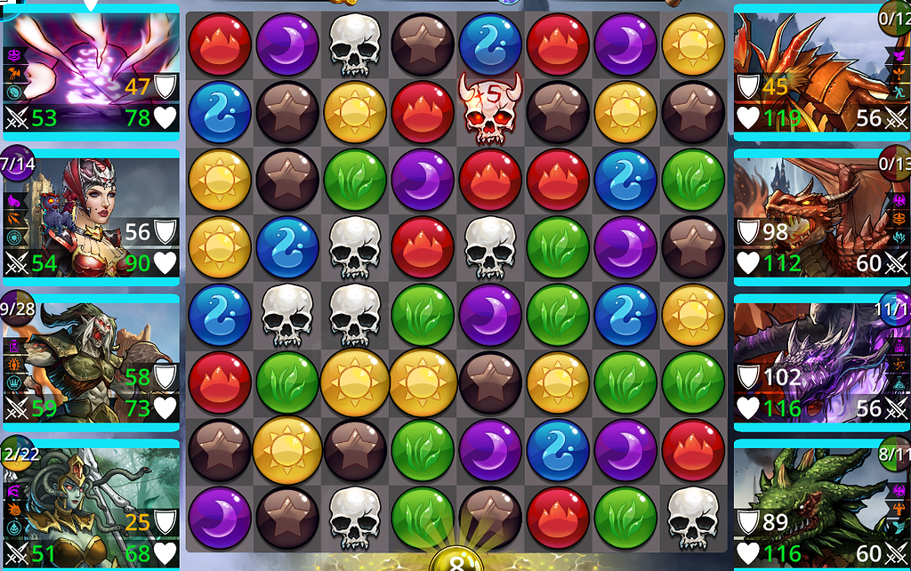 Exploding Gems and Mana: maximum you can get - Gems of War | Forums