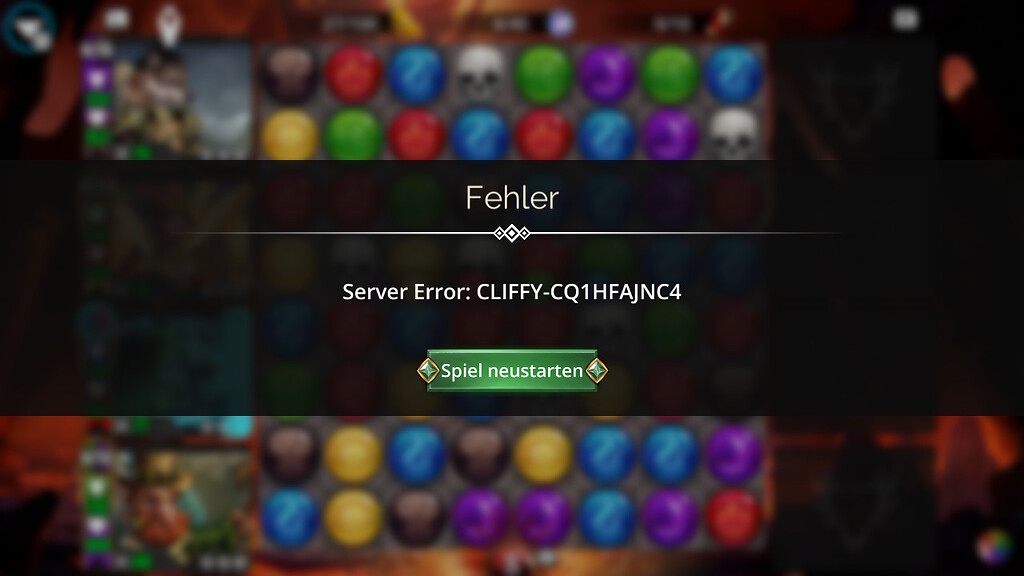 Cliffy error… - Bug Reports - Gems of War | Forums