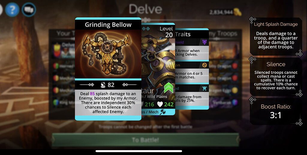 [Reported] Mechataur Spell - Bug Reports - Gems of War | Forums