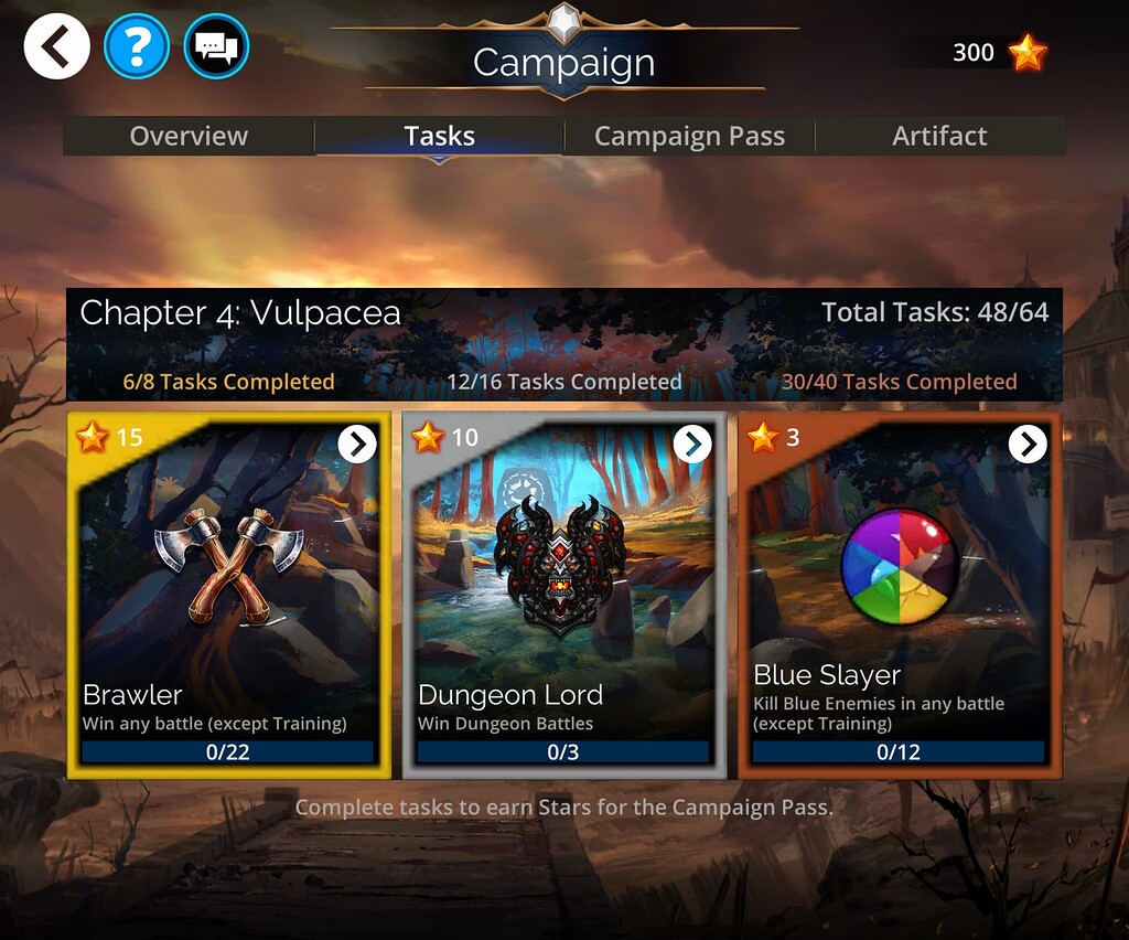 [To be changed in v6.9] New Kingdom Campaign tasks are broken - Bug Reports - Gems of War | Forums