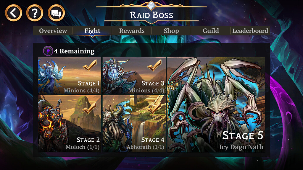 Raid Boss Rewards - Support - Gems of War | Forums