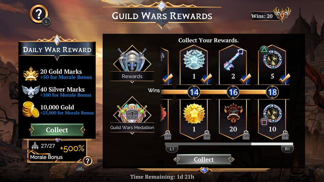[rewards sent] No rewards for guild wars after weekly reset, fought ...