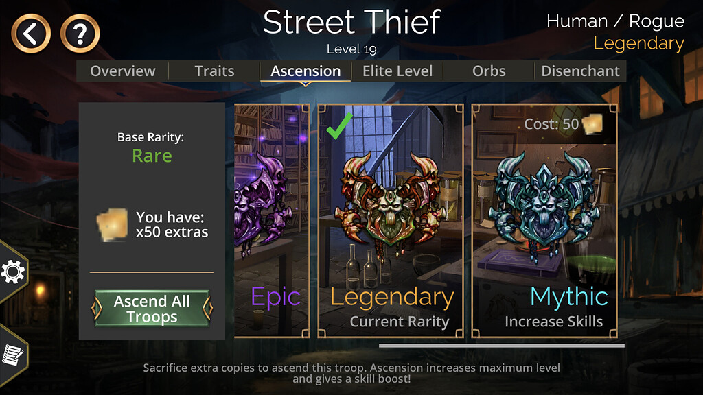 [Fixed] Ascension issues - Bug Reports - Gems of War | Forums