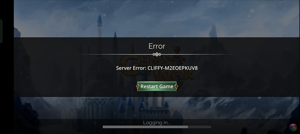 [Reported] CLIFFY ERROR is back - Bug Reports - Gems of War | Forums