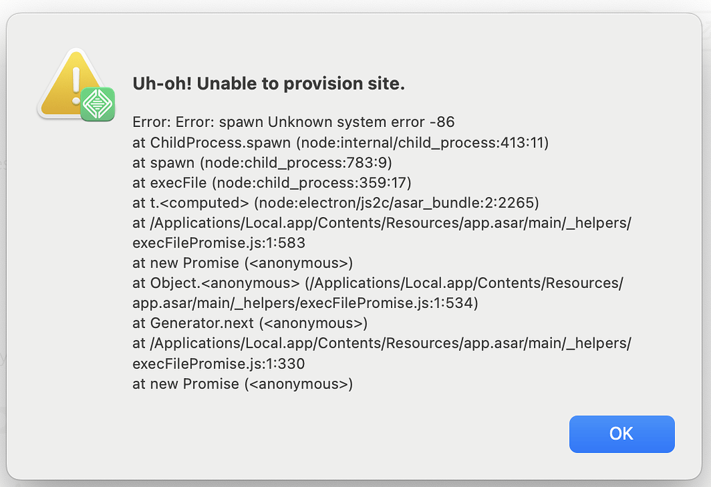 Local is requesting administrative priviliges - macos sonoma - Support - Local Community