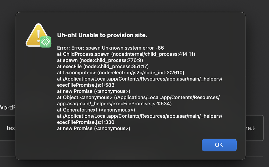 Issues on New Mac - Uh Oh! Could Not Update Hosts File - Support - Local Community