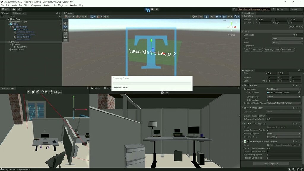 How to make Magic Leap 2's Unity Canvas follow Head Pose - Show-and-Tell - Magic Leap 2 ...