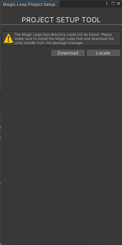 Unity Magic Leap Setup Tool Setup with Magic Leap Hub 3 - Unity Development - Magic Leap 2 ...
