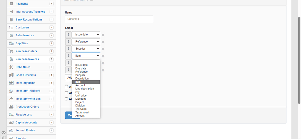 Adding item code to advanced queries - Manager Forum Adding item code to advanced queries - Manager Forum