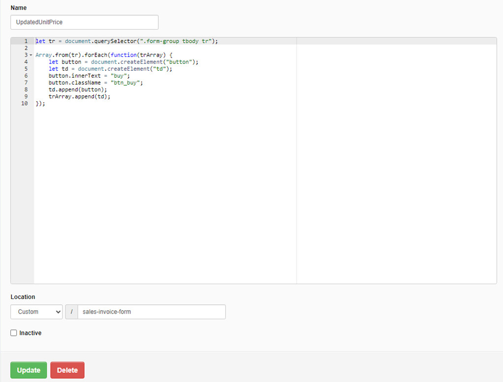 Add custom buttons to sales invoice form - Manager Forum Add custom buttons to sales invoice form - Manager Forum