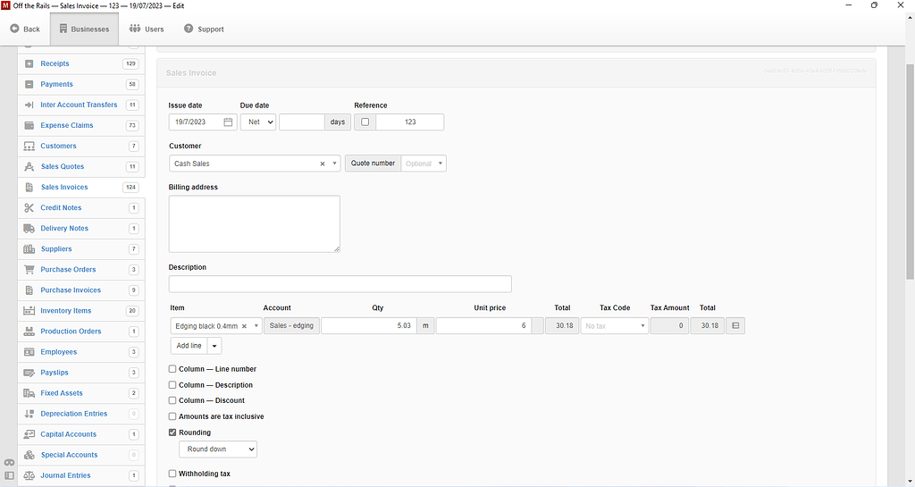 Rounding options - Manager Forum