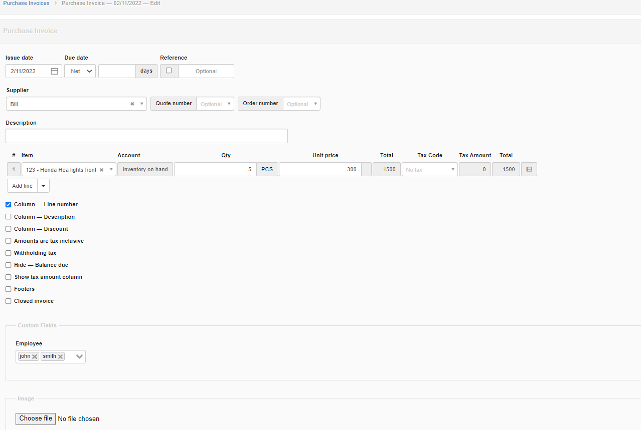 Custom report fetching "Multiple Value Custom Fields" for purchase invoice - Manager Forum