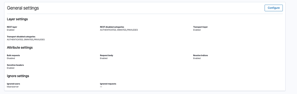Audit Log Configuration Not Applying Security Opensearch