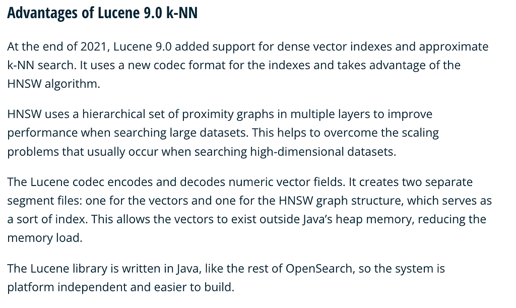 How to calculate memory consumption when using the Lucene Engine for KNN vectors? - k-NN ...