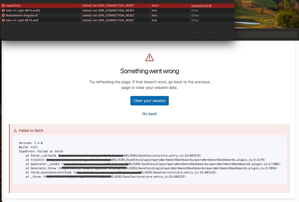 OpensearchDashboard failed to fetch - Security - OpenSearch