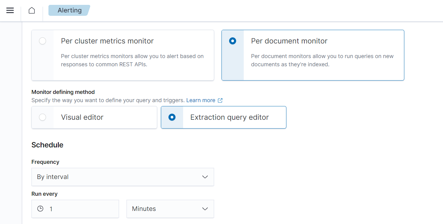 Relevance Of Schedule Frequency In Per Document Monitor Alerting Opensearch 