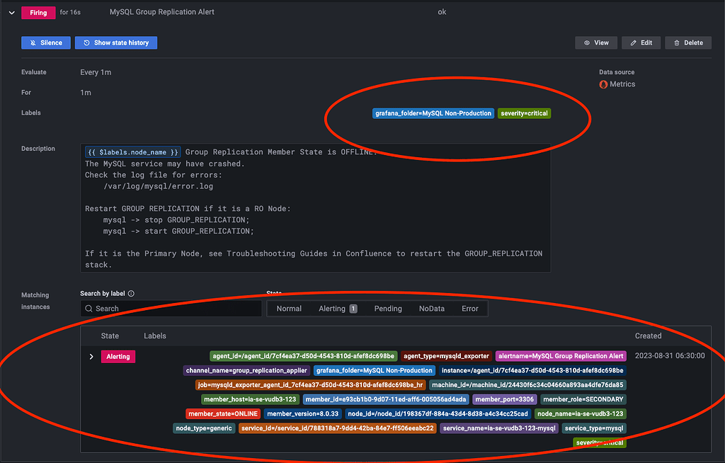 Alerting using Custom template - Alerting but with Extraneous Labels ...