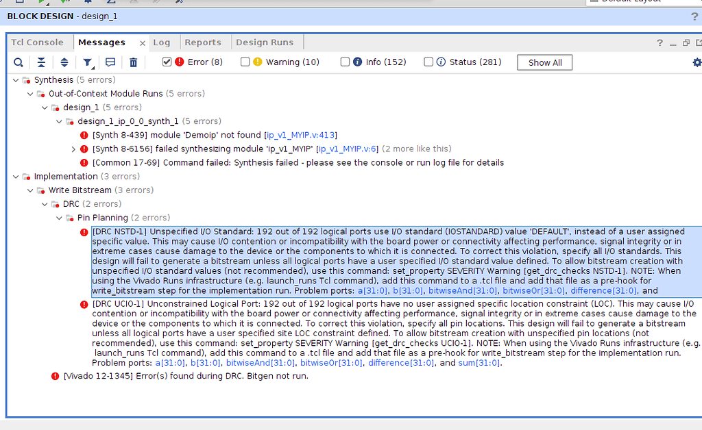 Problem with Verilog tutorial - Support - PYNQ