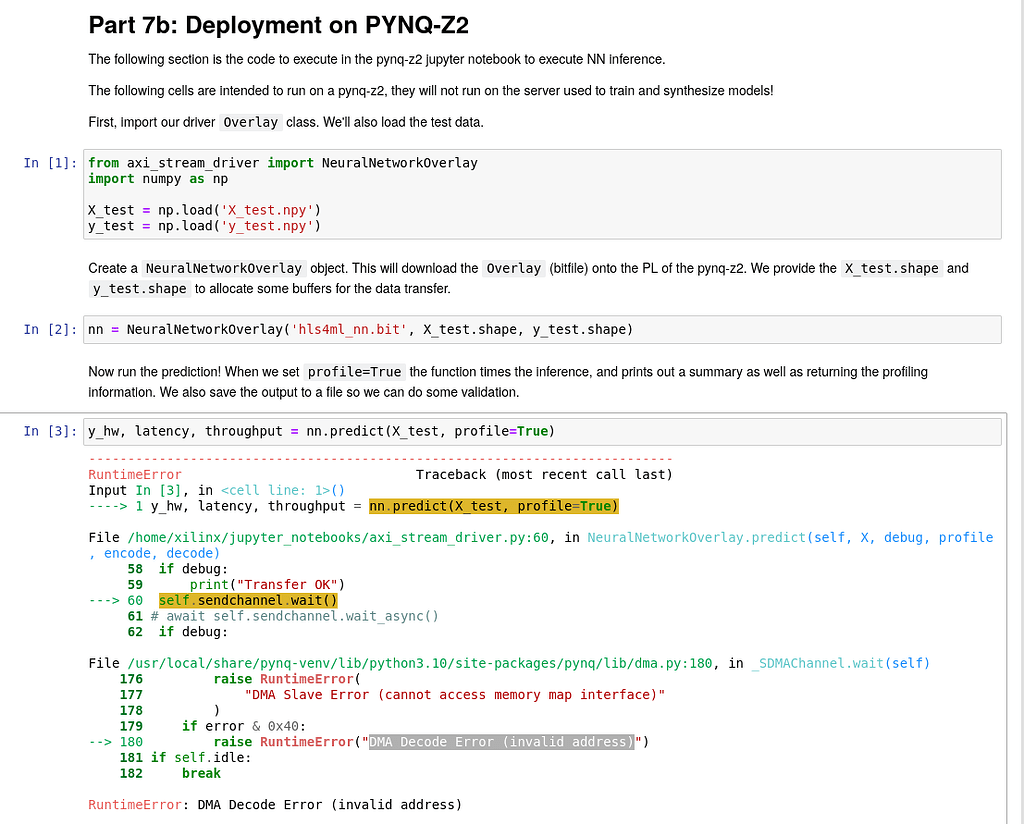 DMA Decode Error in wait() function (Pynq 3.0.1) (xc7z020clg400-1) - Support - PYNQ