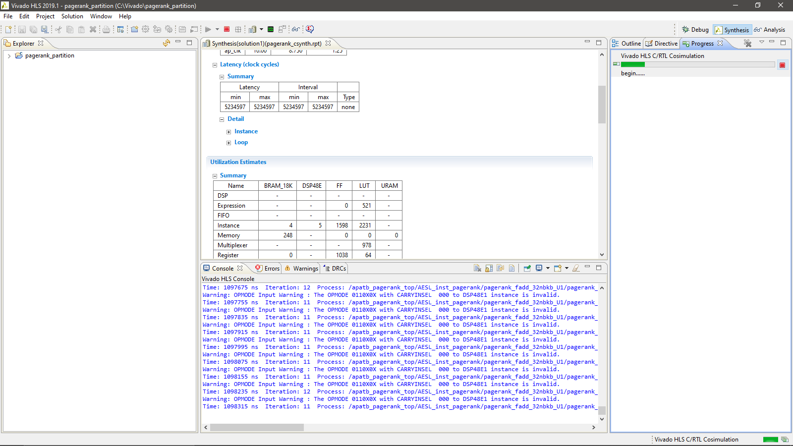 Repeated warning while co-simulating using PYNQ- Z2 board - Support - PYNQ