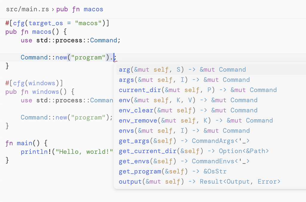 How to have completion in inactive target blocks when using rust-analyzer? - Editors and IDEs ...