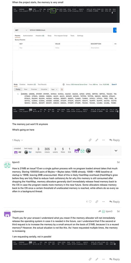 Rust memory leak? - The Rust Programming Language Forum