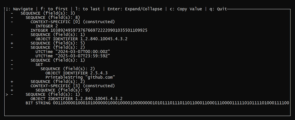 Cli Asn 1 Viewer Code Review The Rust Programming Language Forum