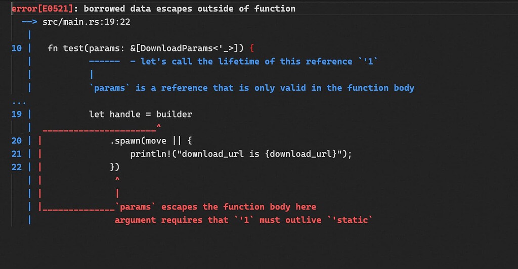 Some borrow value error about function params - help - The Rust Programming Language Forum