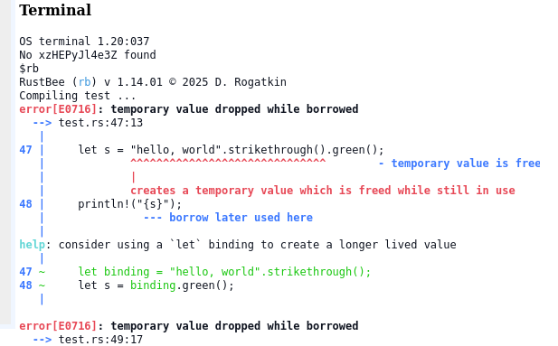 How to tell that stdout is a color terminal? - help - The Rust Programming Language Forum