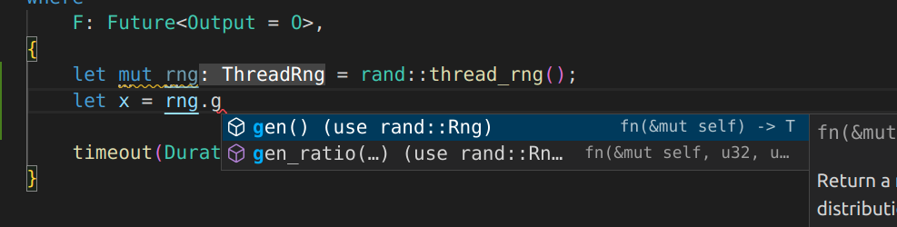 Difficulty writing code (code completion, docs issue) - editors and IDEs - The Rust Programming ...
