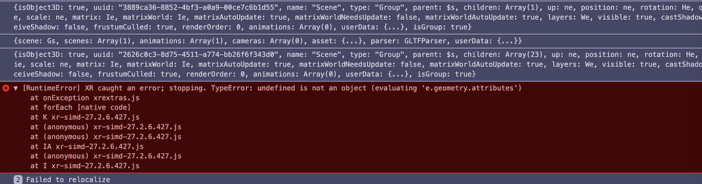 8thwall + Immersal with Physics - Technical Support - 8th Wall Forum