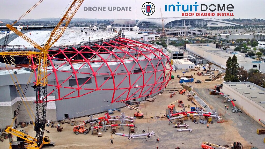 Intuit Dome - Clippers New Stadium - Under Construction - YIMBY Forums