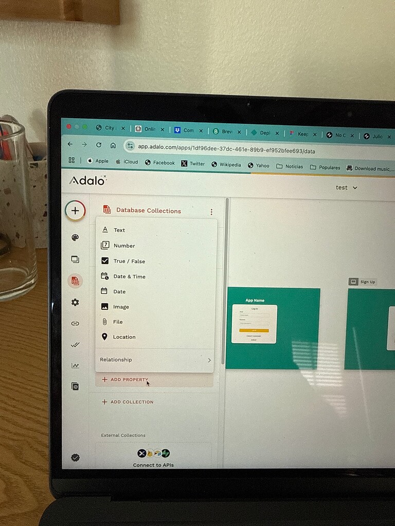 Adding a property/ formula does not appear - Get Help - Adalo