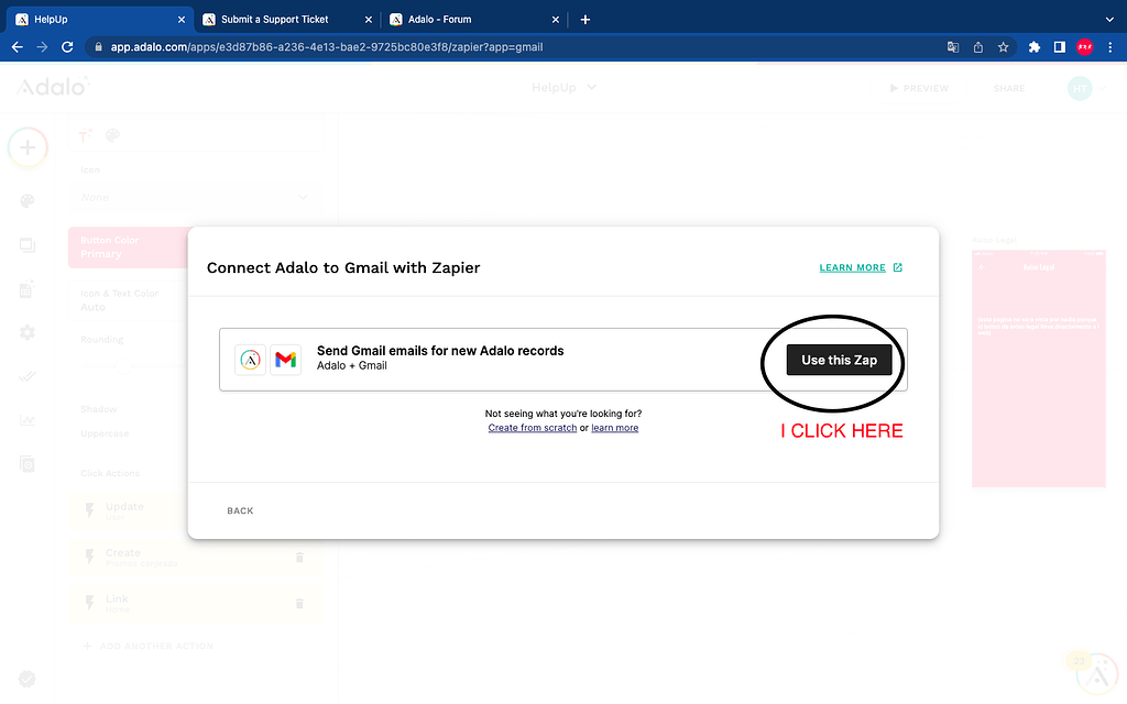 Can't connect Zapier x Gmail with my app - External Collections, Custom Actions & Collections ...