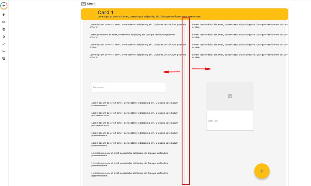 Divide a screen into two blocks - Design - Adalo