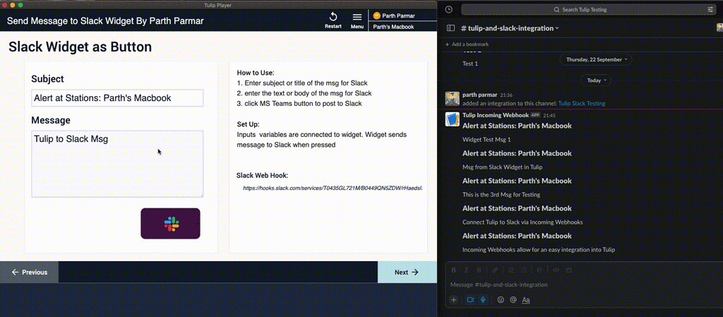 Slack Custom Widget - Post to Slack with Incoming Webhooks - Developer ...