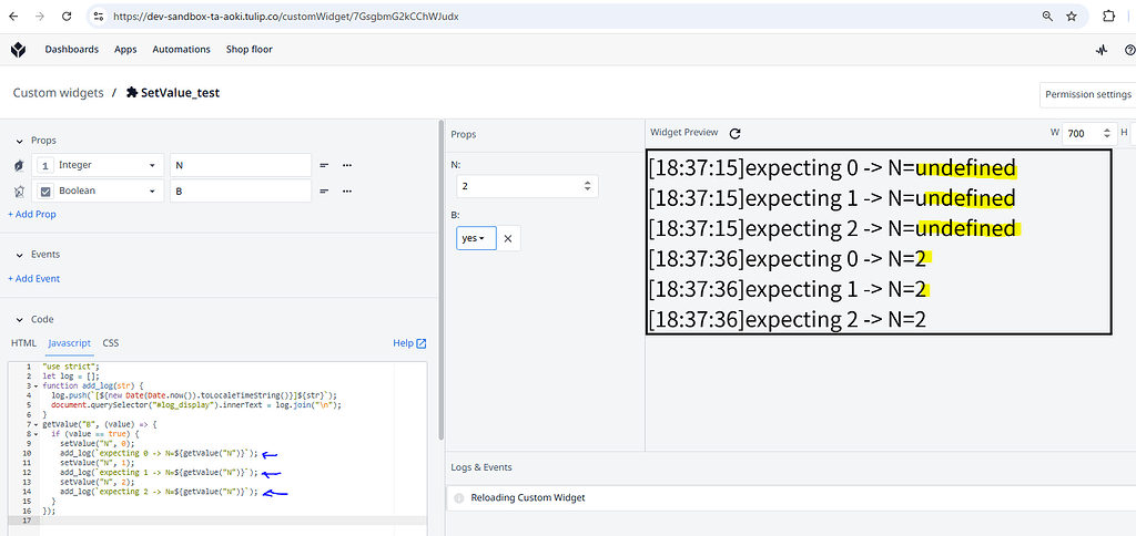 SetValue does not have effect immediately? - Developer - Tulip Community