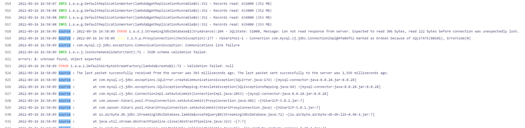 Sync suddenly fails - Connector Questions & Issues - Airbyte